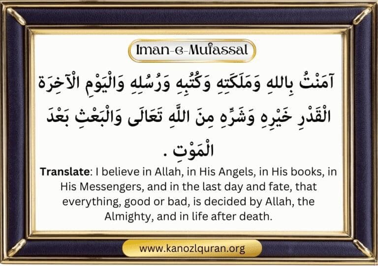 The Six Pillars of Iman and the Six Pillars of Islam: A Comprehensive Guide